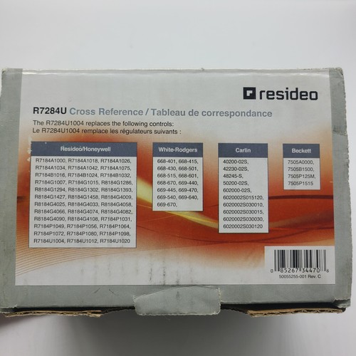 Honeywell R7284U1004 Oil Primary Control Junction Box - Black for sale ...