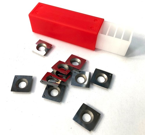 10x 15mm Square 6"Carbide Insert Cutter 4Edge fit for Wood Working ...