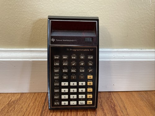 Texas Instruments Programmable 57 Calculator | eBay