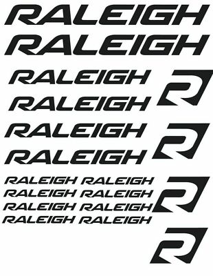 18 x Raleigh Vinyl Decals Replica Bike Frame Cycle Cycling Bicycle Mtb ...