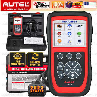 Autel MaxiCheck Pro Auto Bleed Tool for ABS Brake Bleeding, SRS, BMS ...