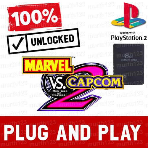 Marvel Vs Capcom 2 MVC2 Ps2 100% Unlocked Memory Card All Items | eBay