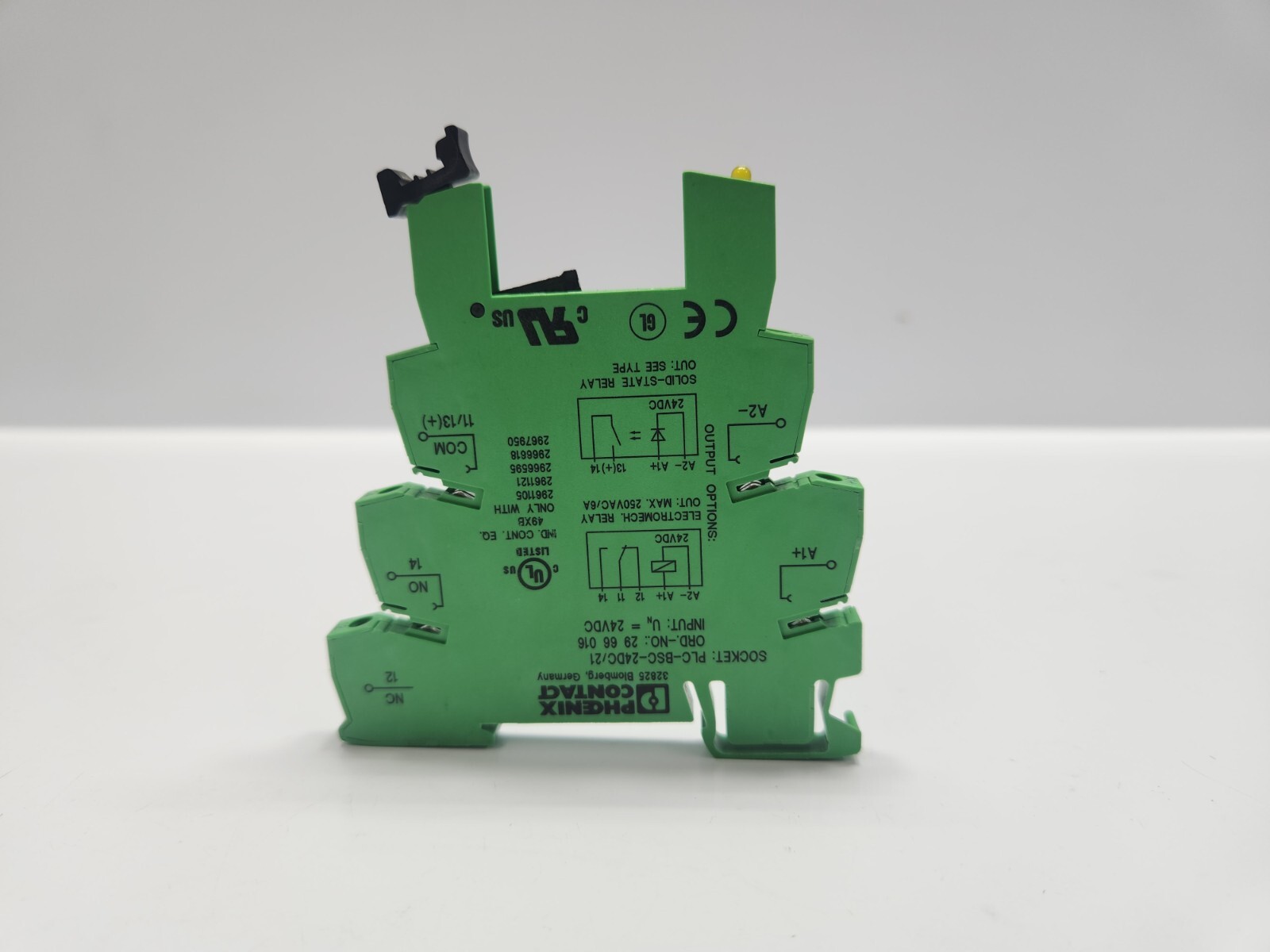 PHOENIX CONTACT PLC-BSC-24DC/21 RELAY BASE SOCKET 2966016 - LOT OF 10 ...