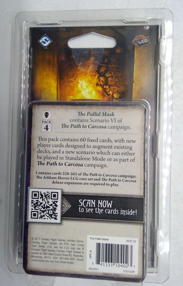 ARKHAM HORROR CARD GAME ~ PALLID MASK EXPANSION BRAND NEW | eBay UK