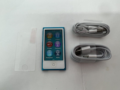 Apple iPod nano 7th Gen Blue (16 GB) | Excellent Condition 1 Year CPS ...