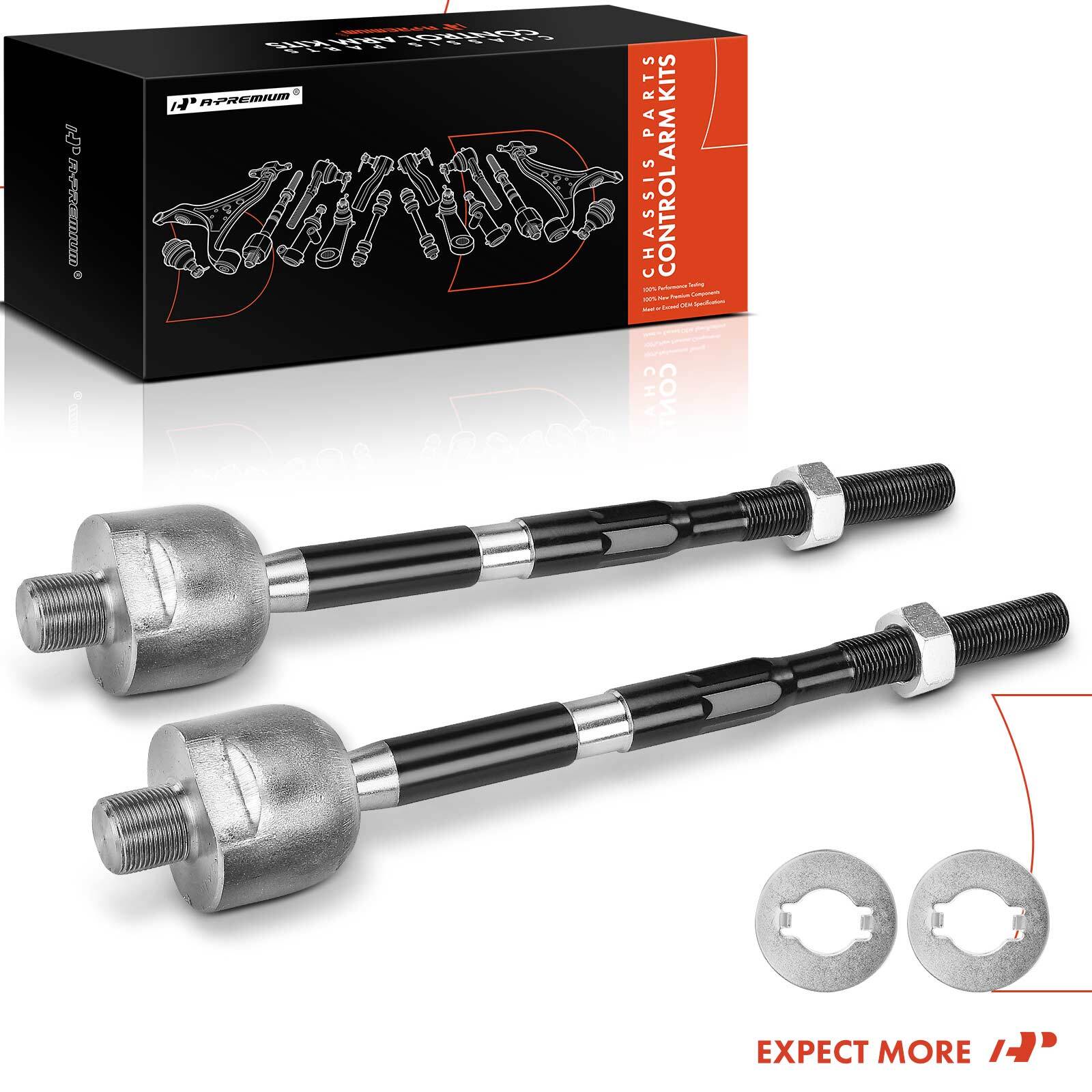 A-Premium 2x Tie Rod End Front LH & RH Inner for Nissan Juke 2011 2012 ...