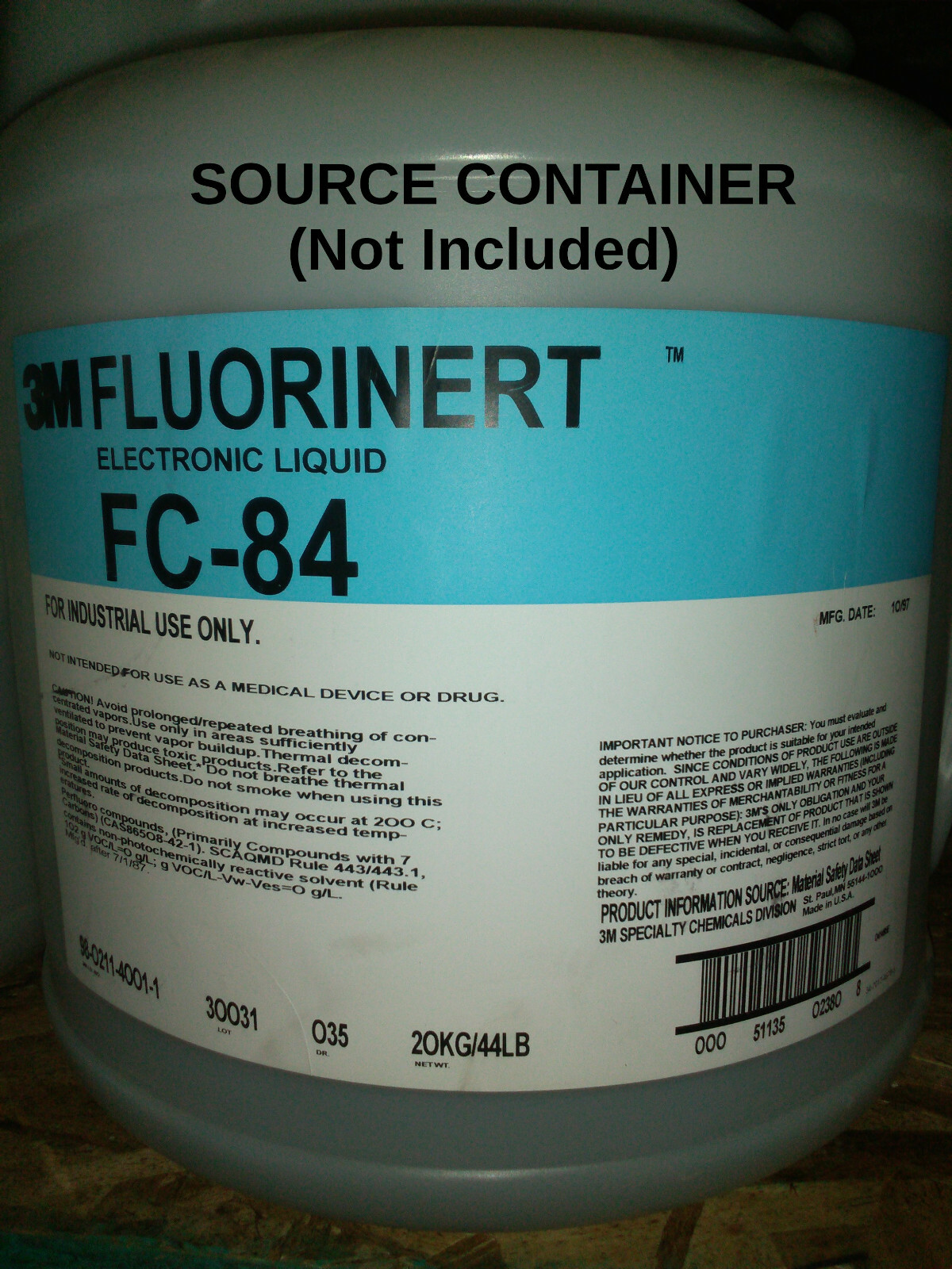 Fluorinert FC-84 Inert Liquid 60mL | eBay