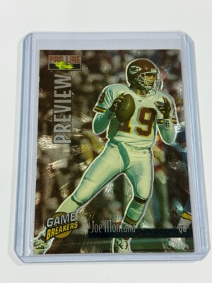 1995 Pro Line Classic Joe Montana Game Breaker Insert Preview #GP3 ...