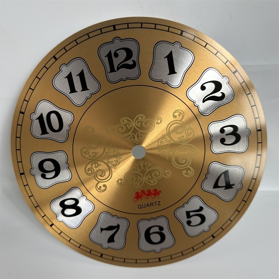 DIY Clock Face Aluminium Wall Clock Living Room Decor Clear Readability ...