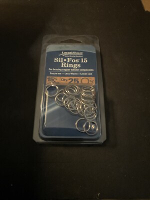 Pack Of 25 LUCAS-MILHAUPT 98703 SIL FOS 15% AG RING 5/8" OD | eBay