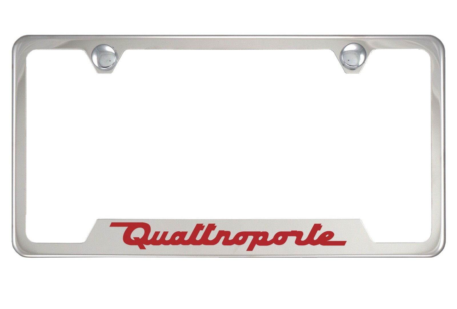 Chrome License Plate Frame for Maserati Quattroporte | eBay