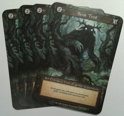 Sorcery TCG Alpha Kickstarter - Bosk Troll x4 *Ordinary - Playset* | eBay