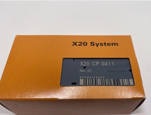 NEW B&R Compact CPU Module X20CP0411 Revision F0 Control Unit Module ...