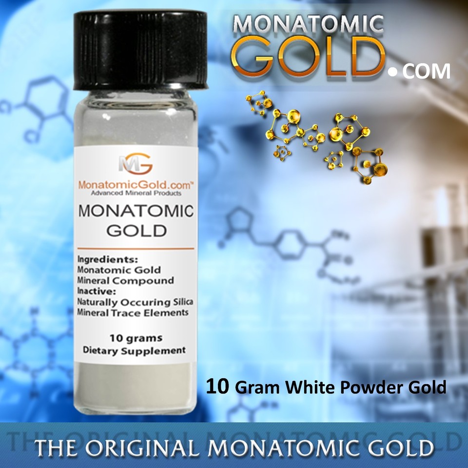 MONATOMIC PLATINUM GOLD *ORMUS* WHITE POWDER GOLD* 10 gram Andara M-7 ...