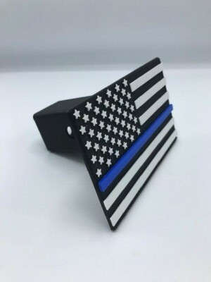 Thin Blue Line Trailer Hitch Cover - Support Law Enforcement and Police ...