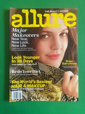 ALLURE- JANUARY 2013- DREW BARRYMORE- HAPPY ENDING/NEW BEGINNNING ...