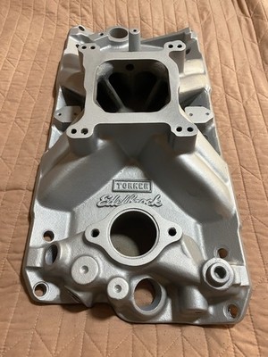 Edelbrock Torker Aluminum Intake Manifold Small Block Chevy 2725 ...