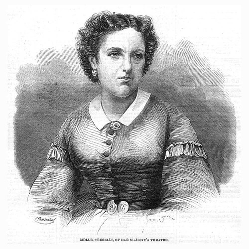 ZELIA TREBELLI French Opera Singer - Antique Print 1862 | eBay