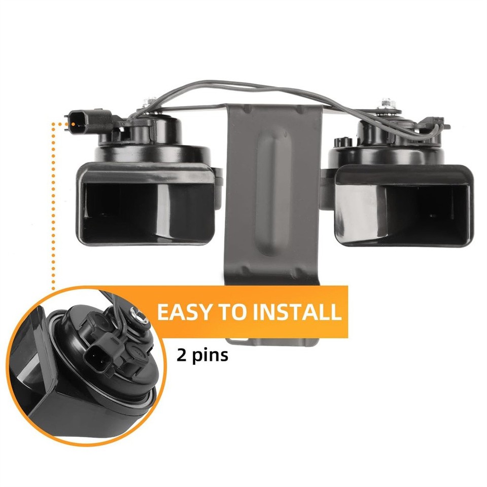 High Low Pitch Horn Assembly GB5Z-13832-A For Ford Explorer 2016 2017 ...