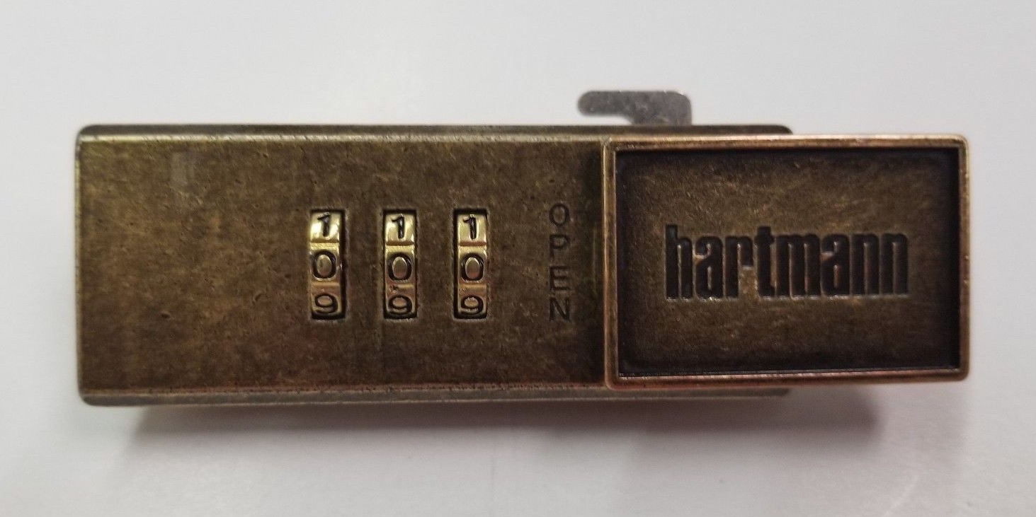 Hartmann Luggage Replacement 3 Dial Combination Lock for Briefcase and ...