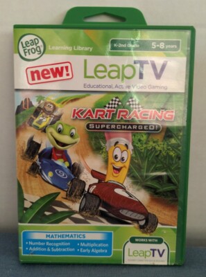 Leap Frog Leap TV Kart Racing Supercharged Educational Video Game 5-8 ...