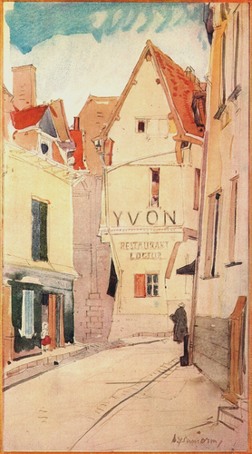 DAVID YOUNG CAMERON, Yvon, Antique 1911 Tipped-in Halftone Art Print | eBay