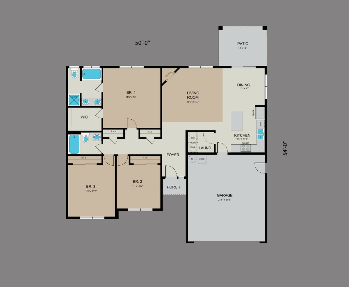 Easy 1500 Sq Ft One Story Floor Plans
