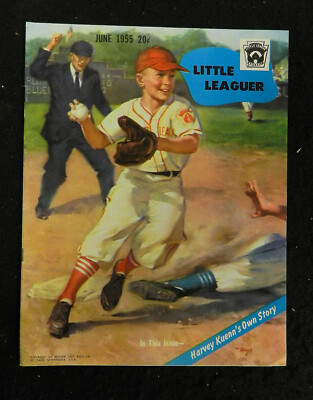 1955 LITTLE LEAGUER BASEBALL MAGAZINE LITTLE LEAGUE BASEBALL CLEAN ...