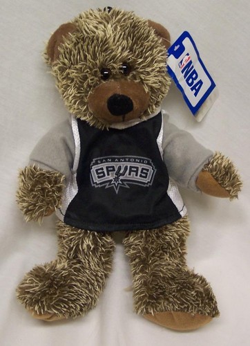 San Antonio Spurs NBA SOFT TEDDY BEAR 13" STUFFED ANIMAL Toy for sale ...