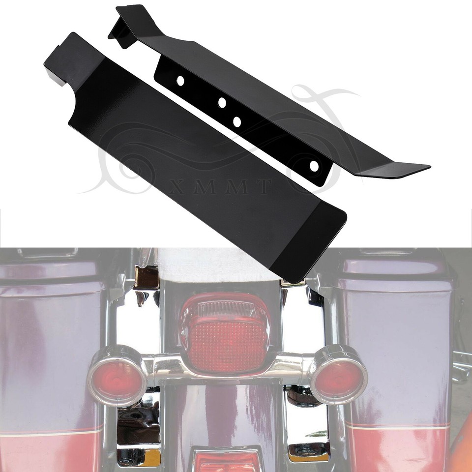 BLK Rear Fender Saddlebag Filler Panels Kit For Harley Electra Glide 93 ...