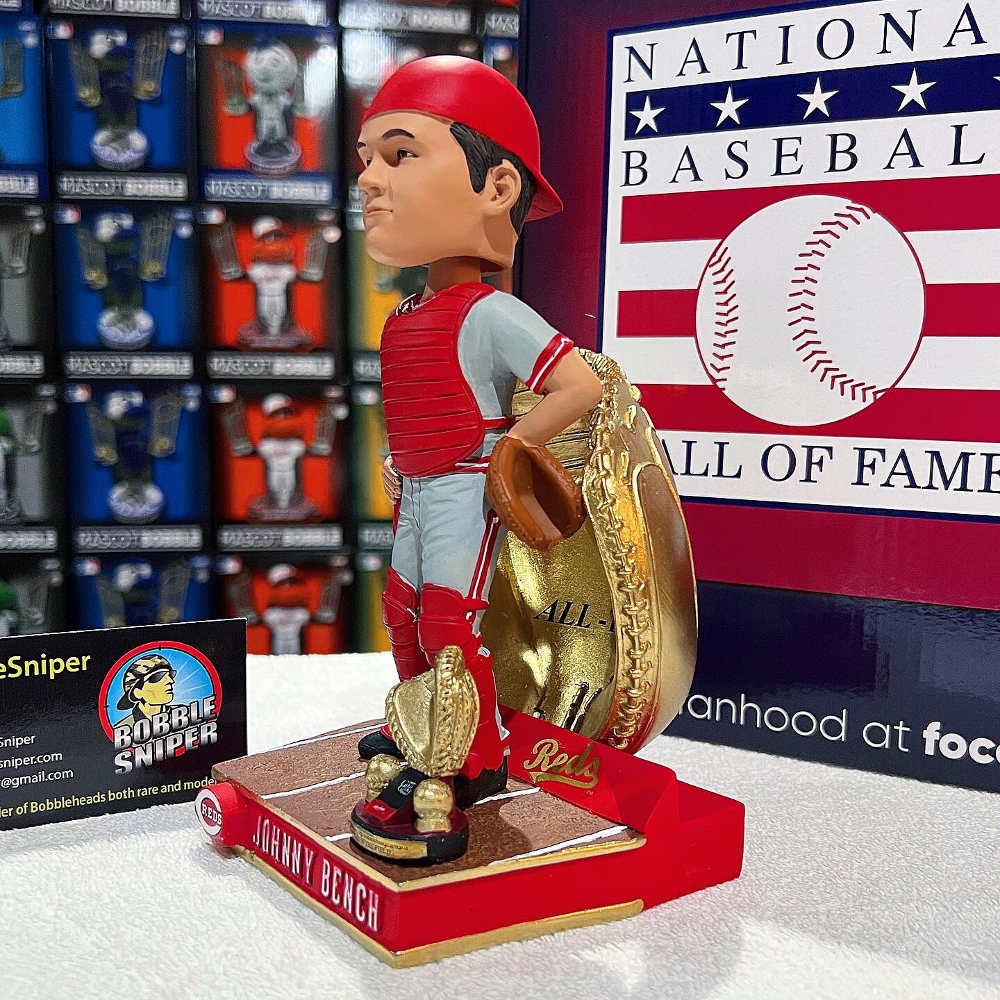 JOHNNY BENCH Cincinnati Reds “Rawlings Gold Glove” Award Winner MLB ...