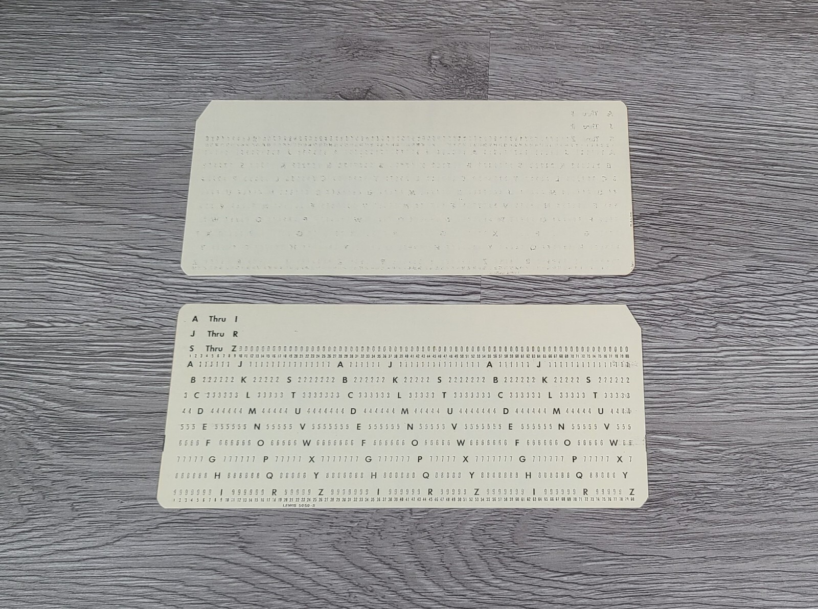 40pcs NOS Vintage Mainframe Punch Cards (IBM type 5050) - Clean, Unused ...