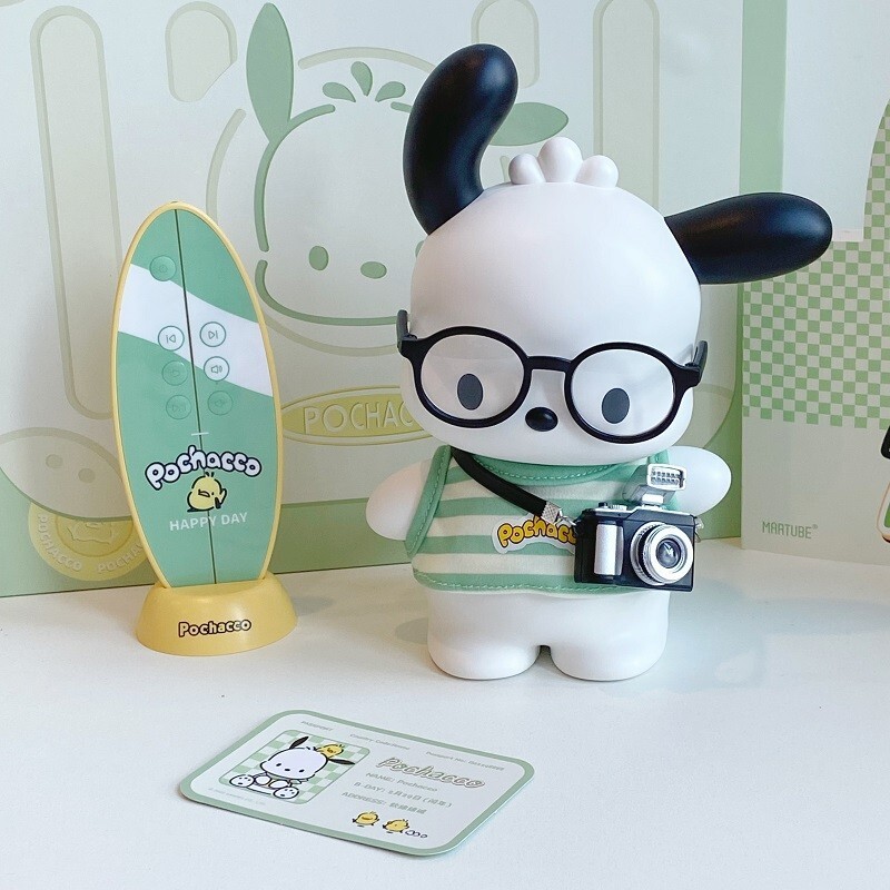 Pochacco Figure Energy Surf Board Wireless Bluetooth 5.3 Speaker Voice ...