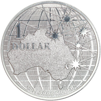 2021 Australia $1 Beneath The Southern Sky 1 oz .9999 Fine Silver BU ...