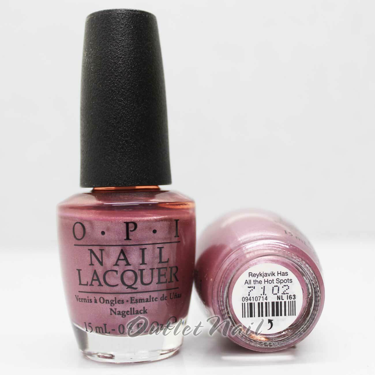 OPI Nail Lacquer Polish NL I63 Reykjavik Has All The Hot Spots 15mL/ 0 ...