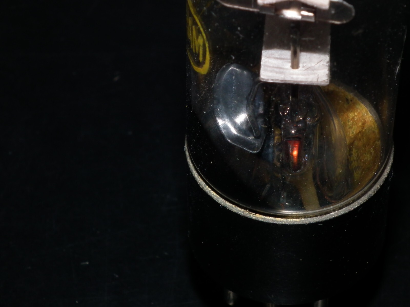 One (1 pcs) EM34 Tungsram Austria tuning eye tube , NOS in original ...