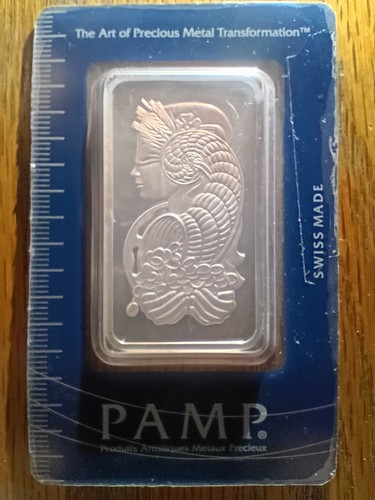Pamp Suisse 1oz Silver Bar In Assay / BROKEN SEAL/TONING | eBay