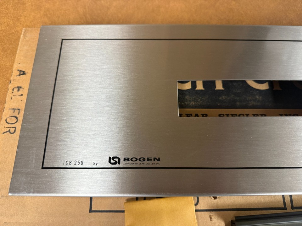 Bogen Tech-Craft Panel for TCB 250 Amplifier | eBay