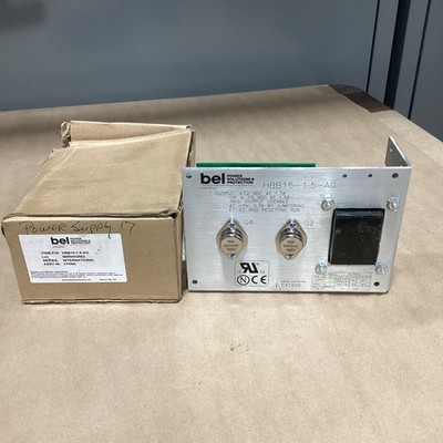 BEL POWER SOLUTIONS INC. HBB15-1.5-AG Power Supply,AC-DC,15V@1.5A, -15V ...