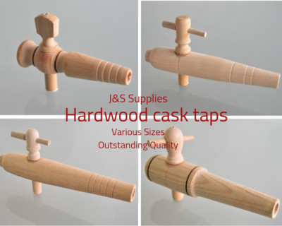 Wooden Cask Taps Water Butt Hardwood Barrel Tap Wood Cask Ale 2,3,6,7,8 ...