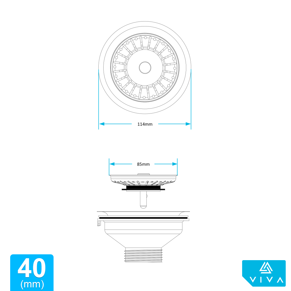 Kitchen Sink Trap Dual Appliance Twin Washing Machine Dishwasher Spigot ...