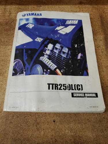 OEM 1999 Yamaha TTR250L (C) TTR250 Service Shop Repair Manual LIT-11616 ...