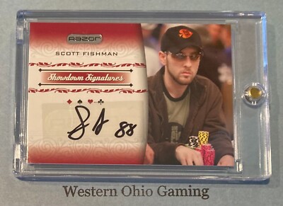 2007 Razor Poker Scott Fischman #SS-10 Showdown Signatures Autograph | eBay