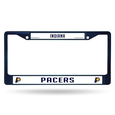 Indiana Pacers NBA Navy Painted Chrome Metal License Plate Frame | eBay