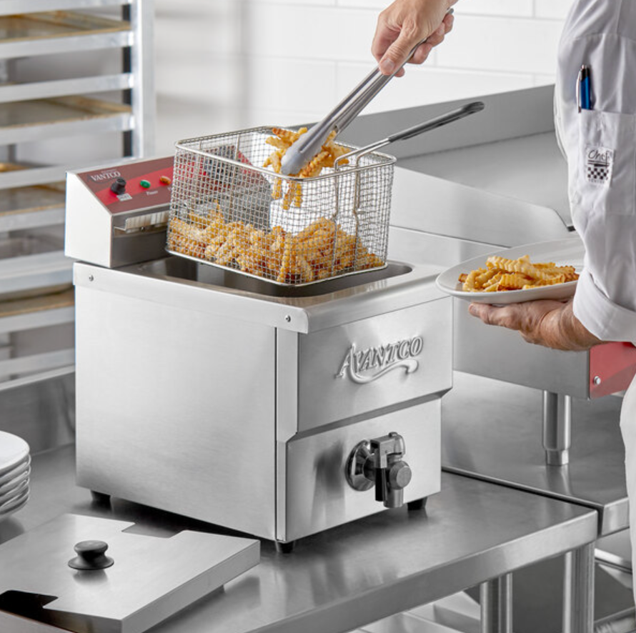 15 Lb. Electric Deep Fryer Commercial Countertop Basket French Fry Medium-Duty | eBay