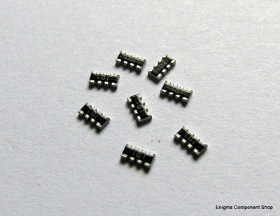 1206 (0603x4) 100R / 5% SMD/SMT Resistor Array / Network. 25pc. UK ...