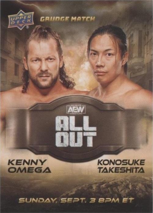 2024 Upper Deck AEW All Elite Wrestling - Aew Posters Kenny Omega ...