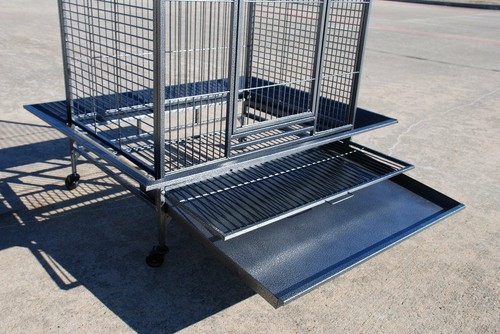 Large 75" Bird Parrot Play-Top Cage Cockatiel Macaw Conure African Grey ...