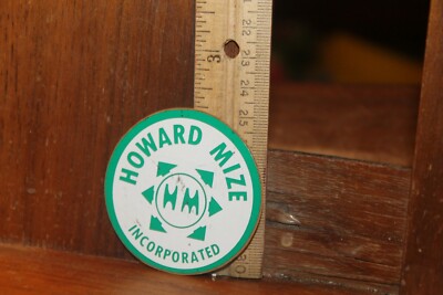 Vintage Coal Mining Decal Sticker Quality Howard Mize Inc | eBay