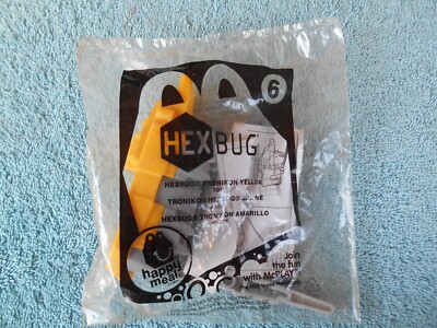 McDonald's 2014 Happy Meal Toy Yellow Tronikon Hexbug Hex Bug #6 Sealed ...
